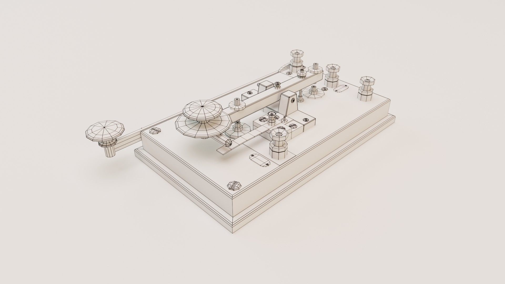 3D model Morse Telegraph VR / AR / low-poly | CGTrader