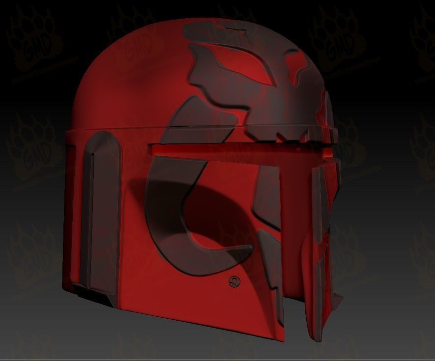 Mythosaur Skull Mandalorian Helmet printing armor helmets 3D model 3D ...