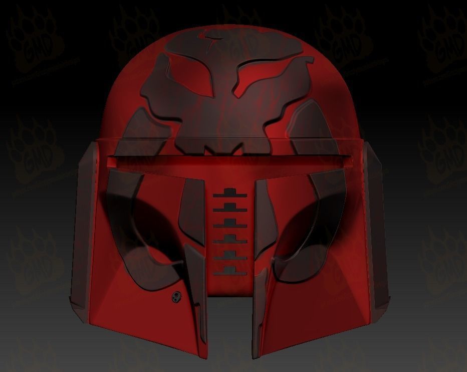 Mythosaur Skull Mandalorian Helmet printing armor helmets 3D model 3D ...