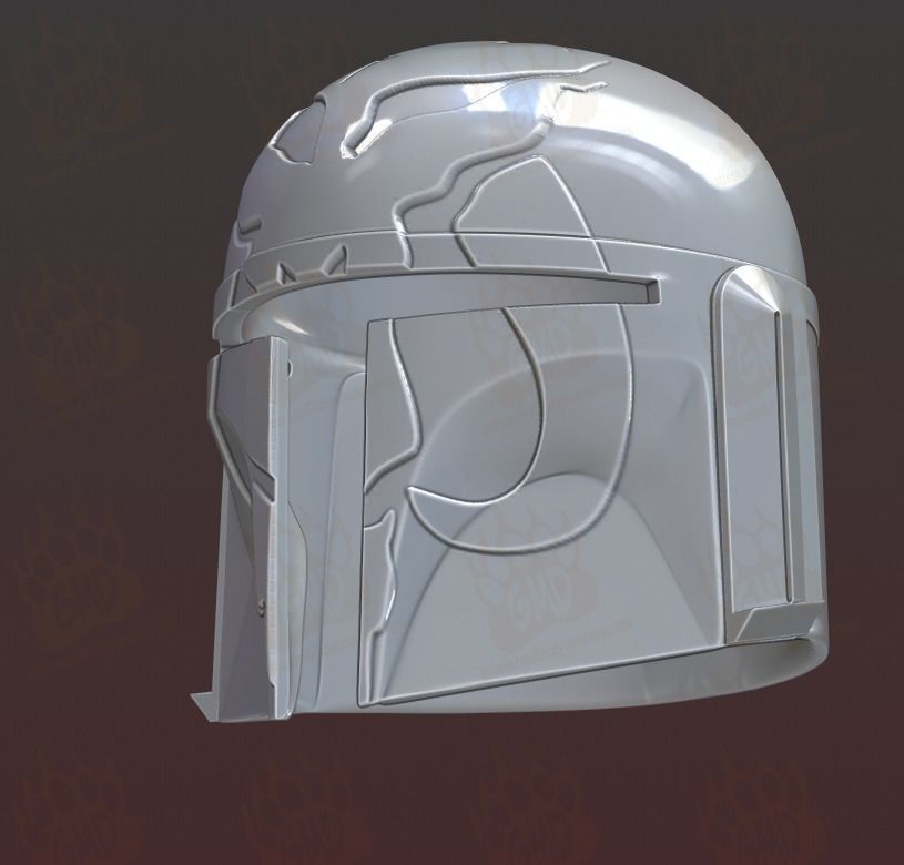 Mythosaur Skull Mandalorian Helmet printing armor helmets 3D model 3D ...