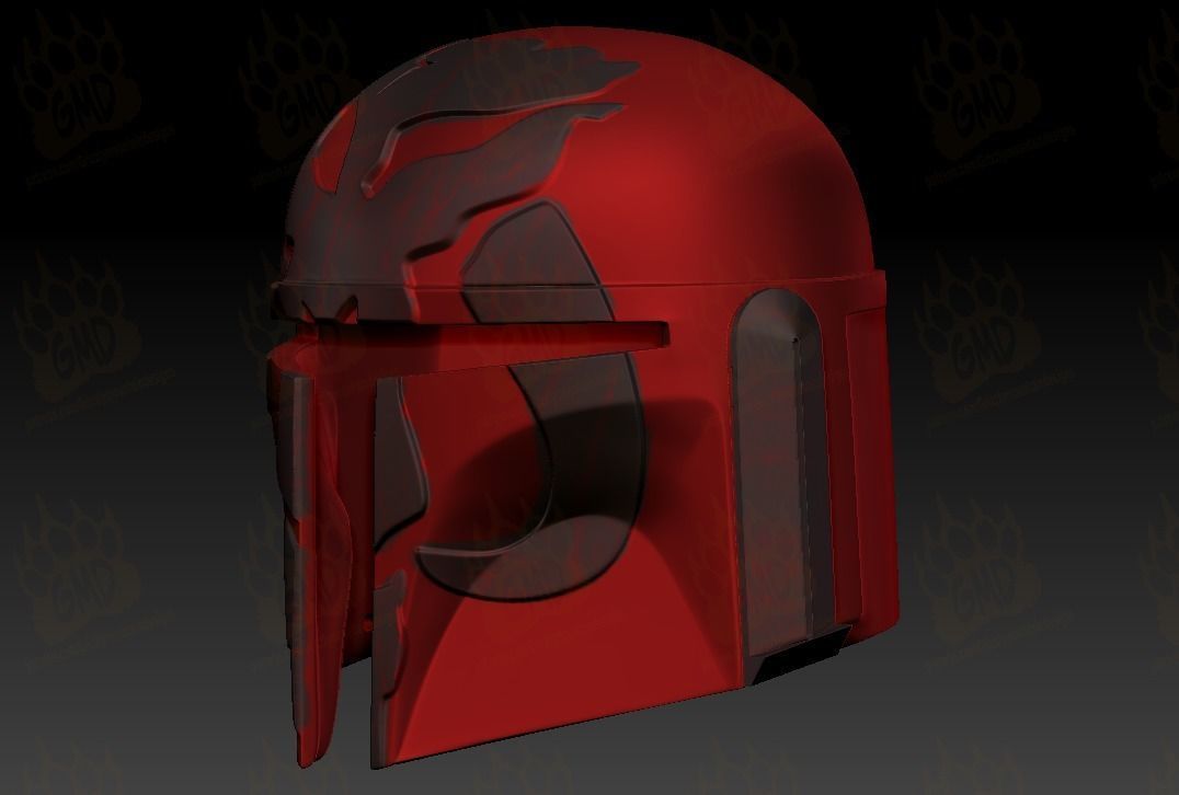 Mythosaur Skull Mandalorian Helmet printing armor helmets 3D model 3D ...