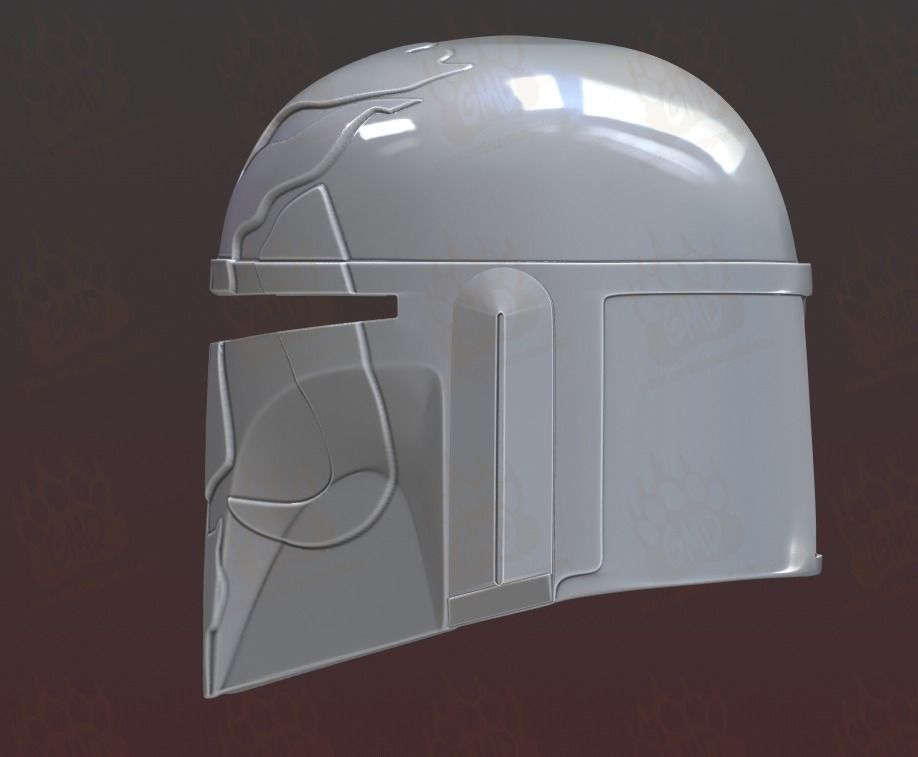 Mythosaur Skull Mandalorian Helmet printing armor helmets 3D model 3D ...