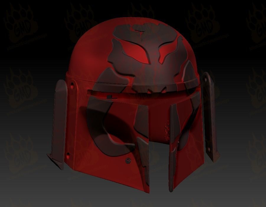Mythosaur Skull Mandalorian Helmet printing armor helmets 3D model 3D ...