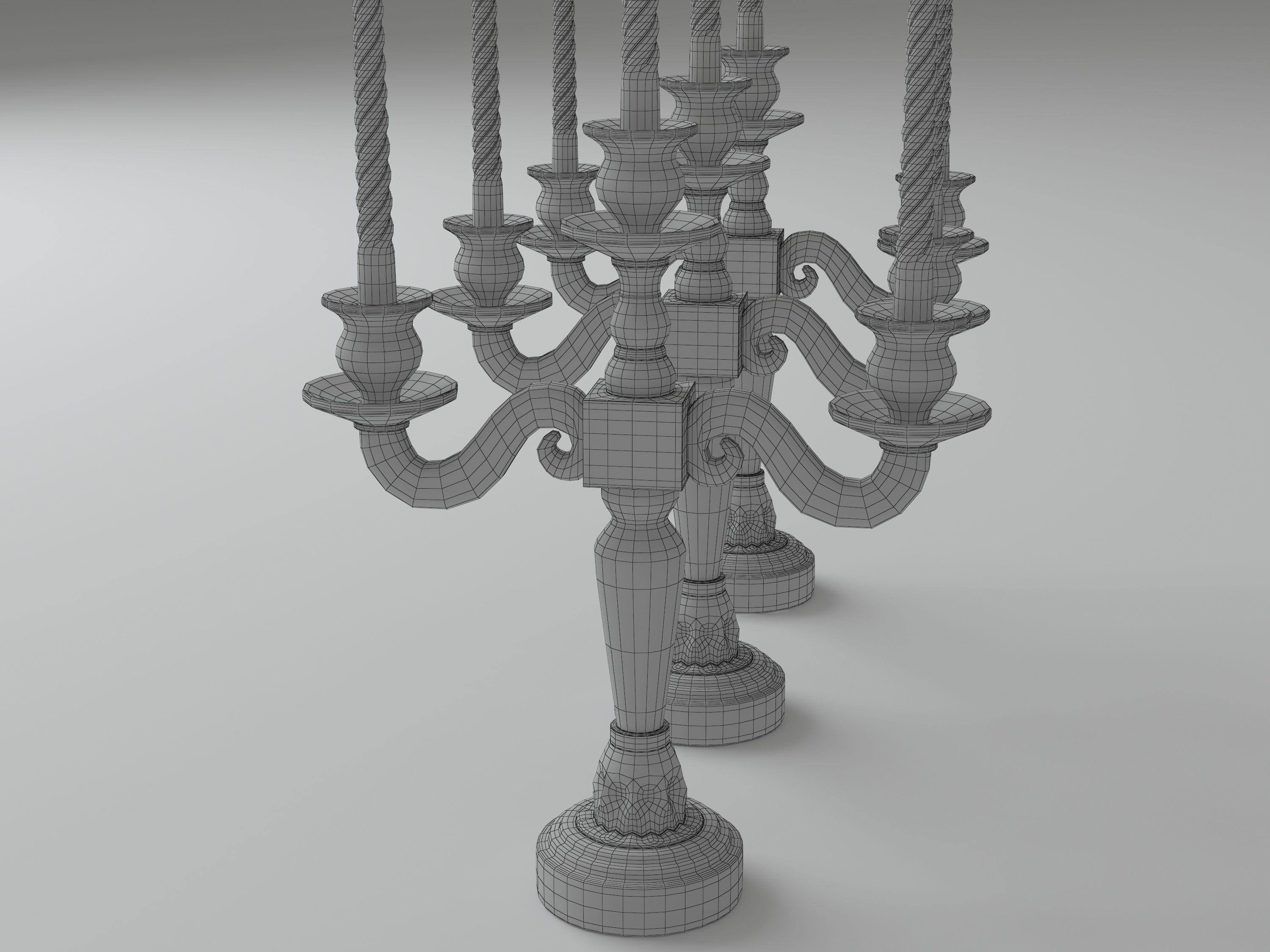 Classic candlestick 3D model | CGTrader