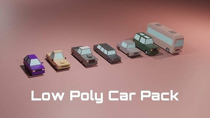 Car Pack free VR / AR / low-poly 3D model | CGTrader