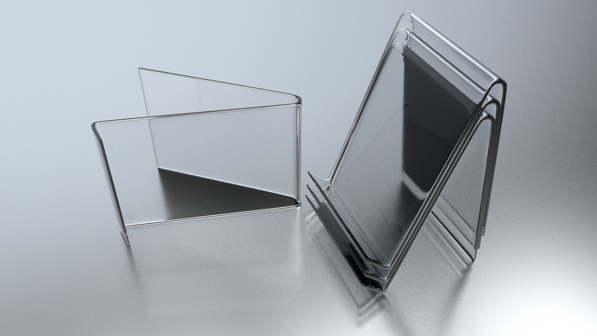 Acrylic Display Stand free 3D model | CGTrader