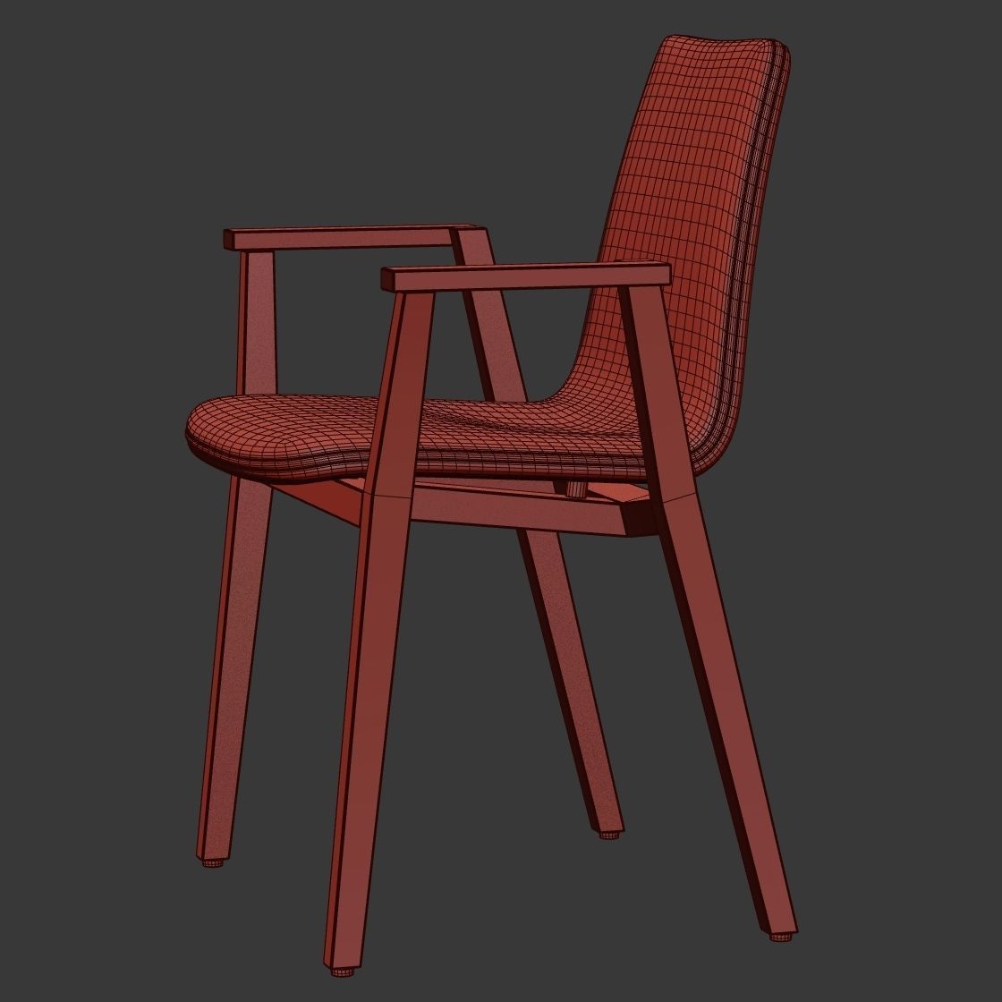 Detlef Fischer Alec Chair 3D model | CGTrader
