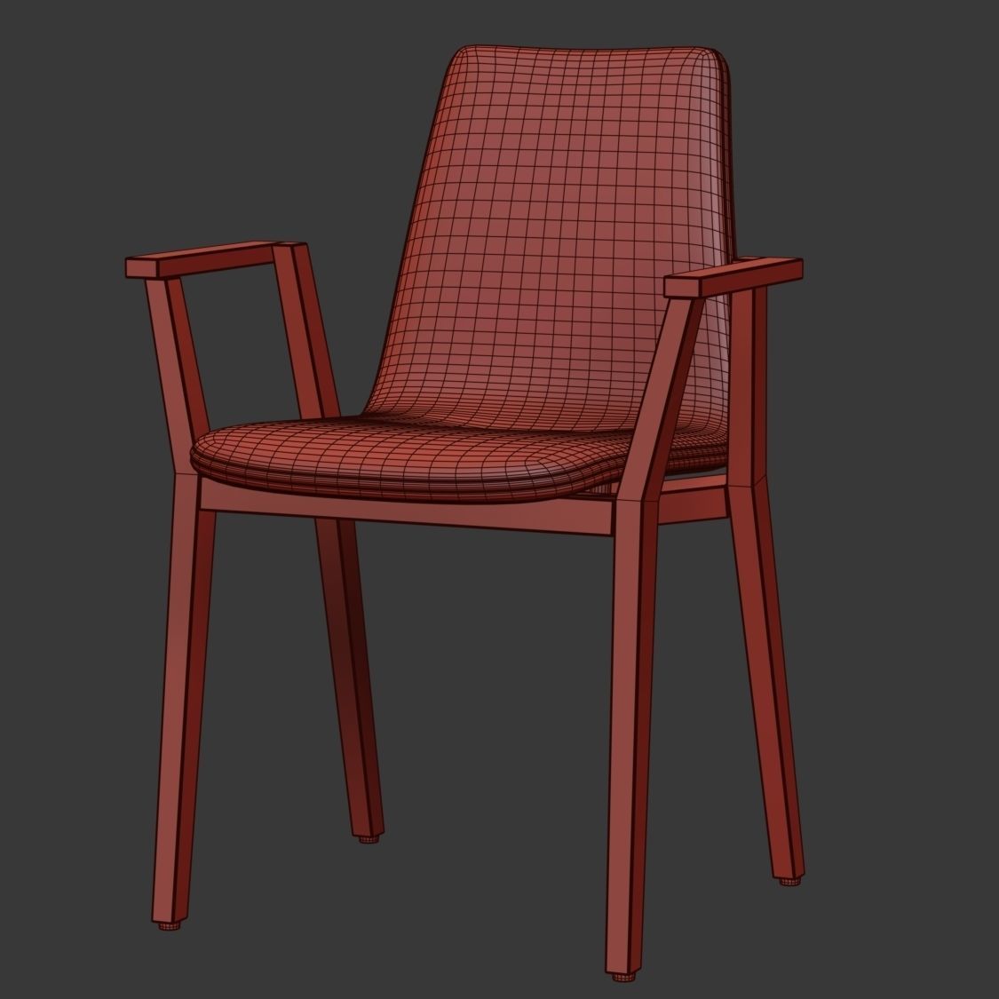 Detlef Fischer Alec Chair 3D model | CGTrader