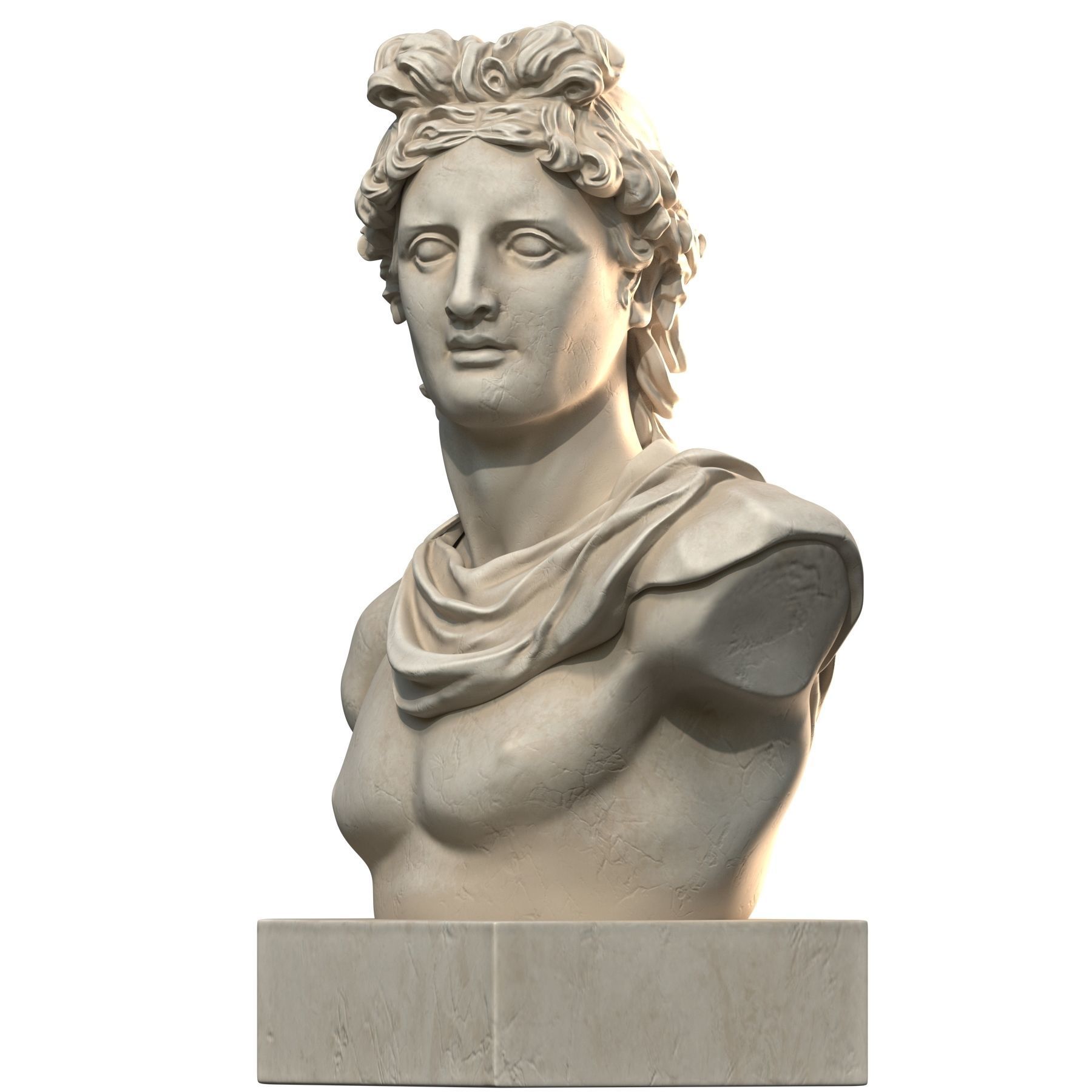 Apollo bust 3d print model 3D model 3D printable | CGTrader