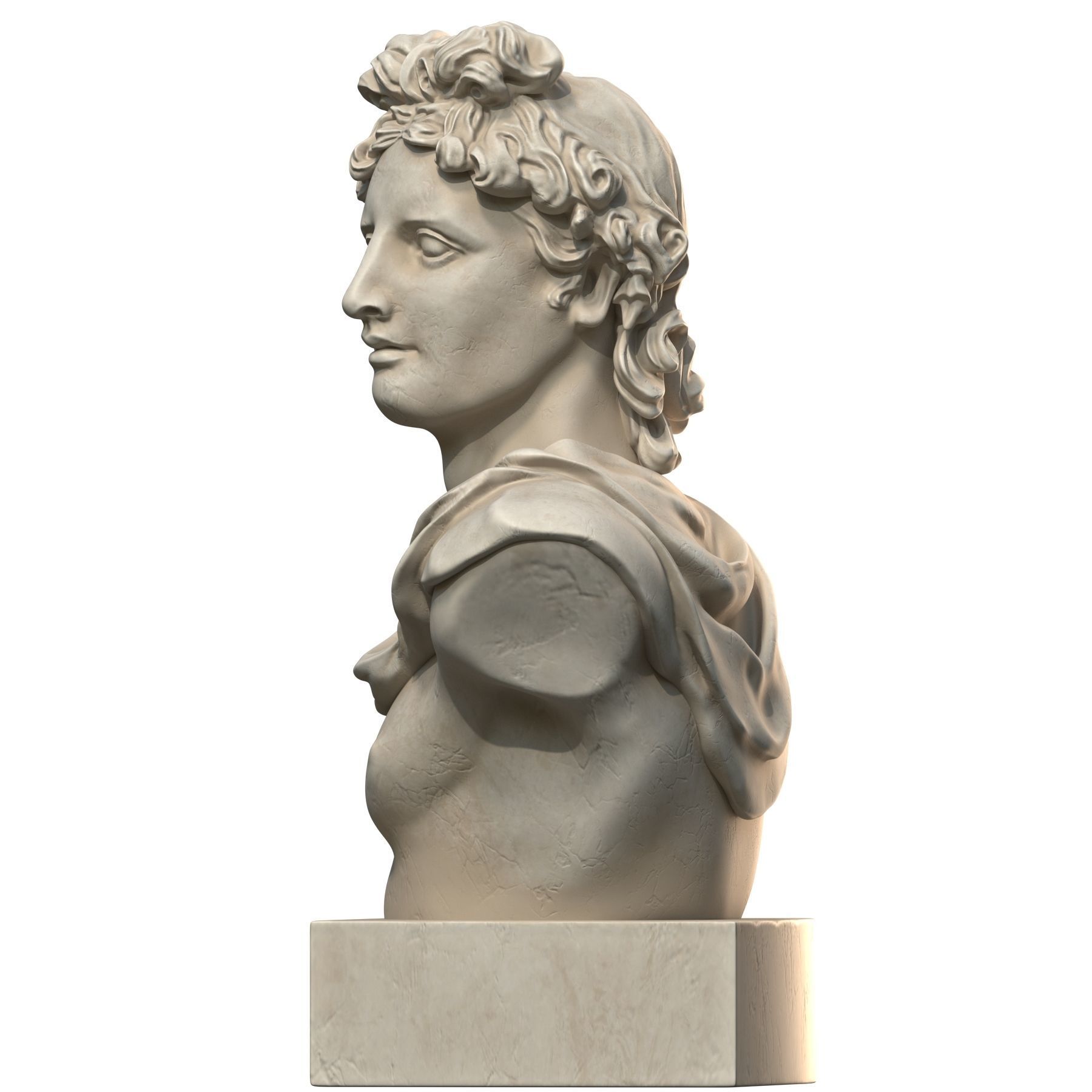 Apollo bust 3d print model 3D model 3D printable | CGTrader