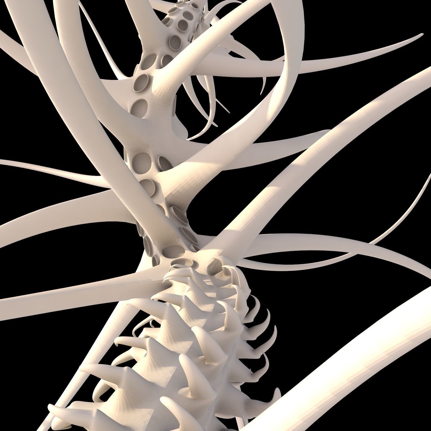 Alien tree 3D model | CGTrader