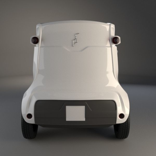 Clean Motion Zbee Electric Tuk Tuk 3D model | CGTrader