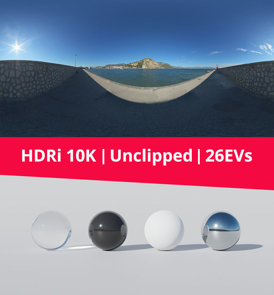 Hdri - Port And Mountains Texture | CGTrader