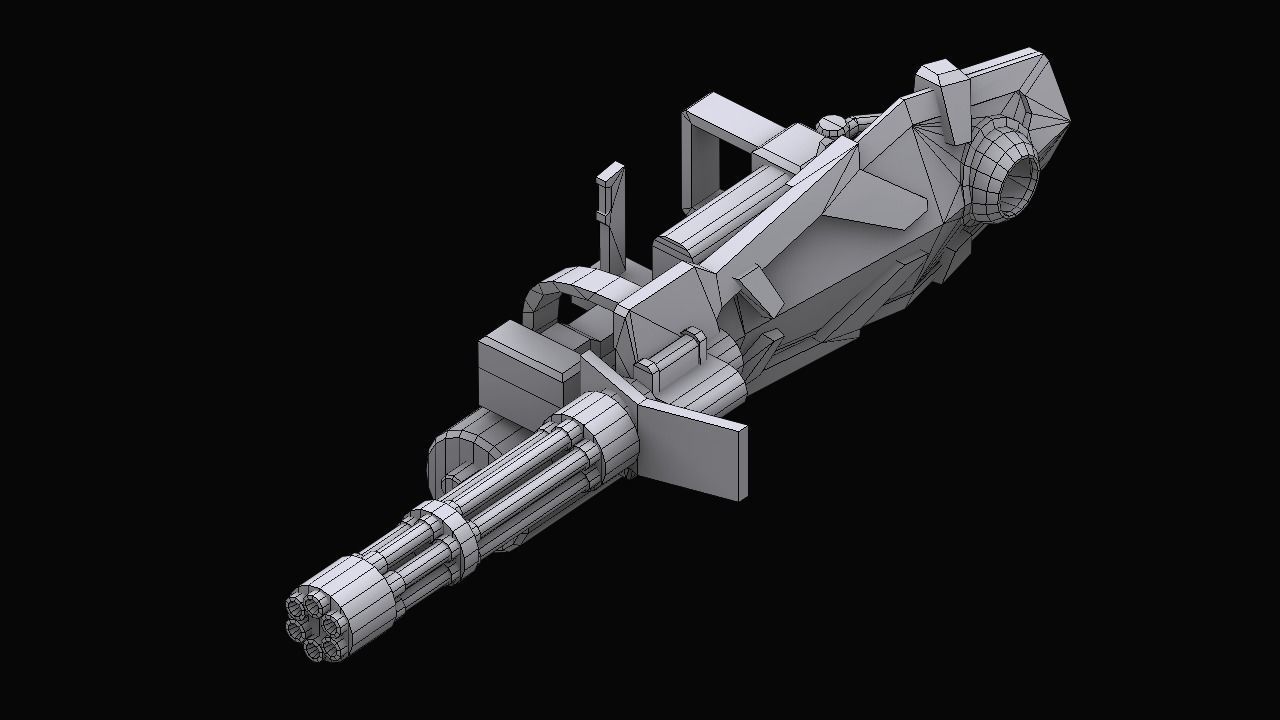Gundam Zeon Heavy Weapons 3D model | CGTrader
