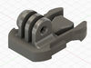 Action camera mount 3D model 3D printable | CGTrader