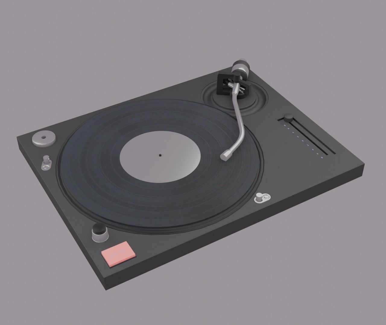 Vinyl Record Player 3D model | CGTrader