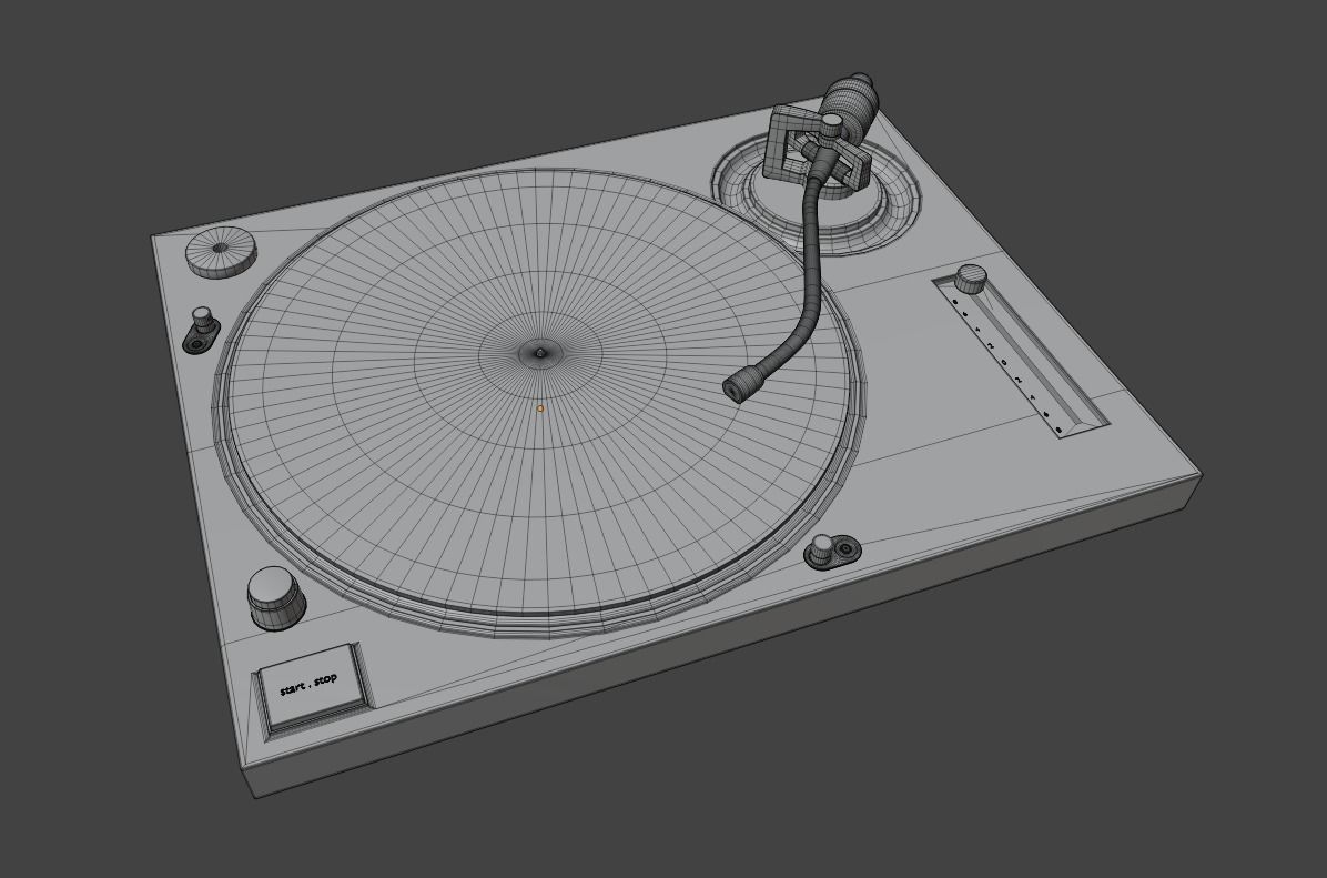 Vinyl Record Player 3D model | CGTrader