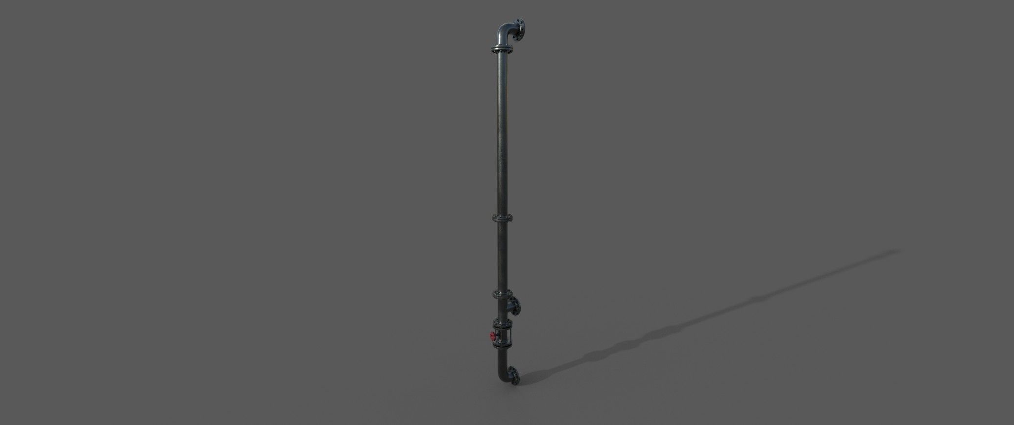 steel pipes 3D model | CGTrader