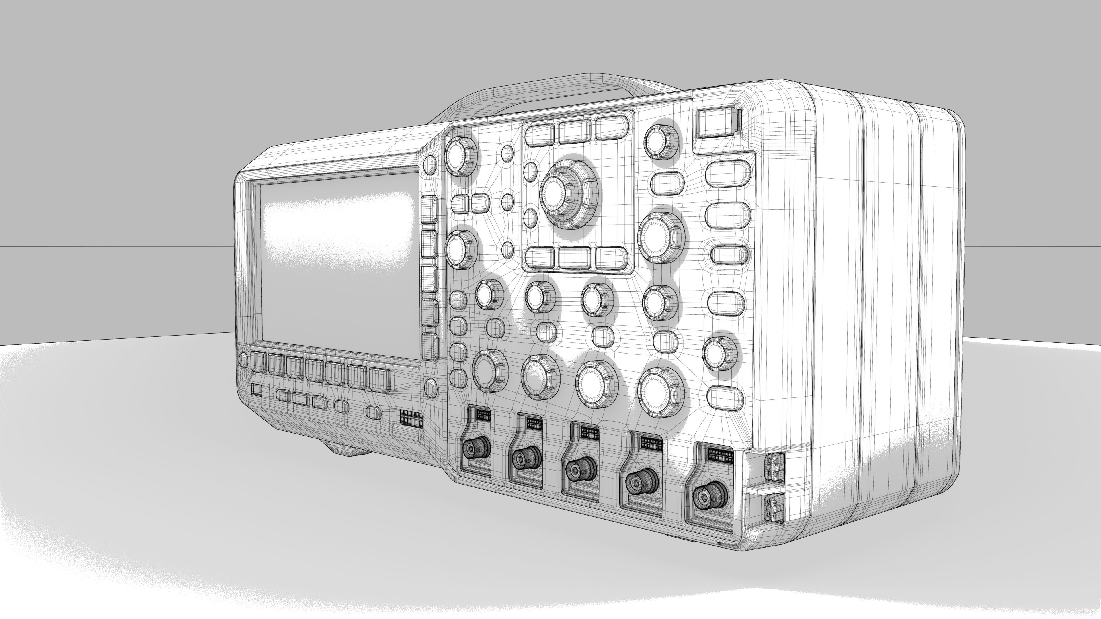 MSO Oscilloscope 3D model | CGTrader