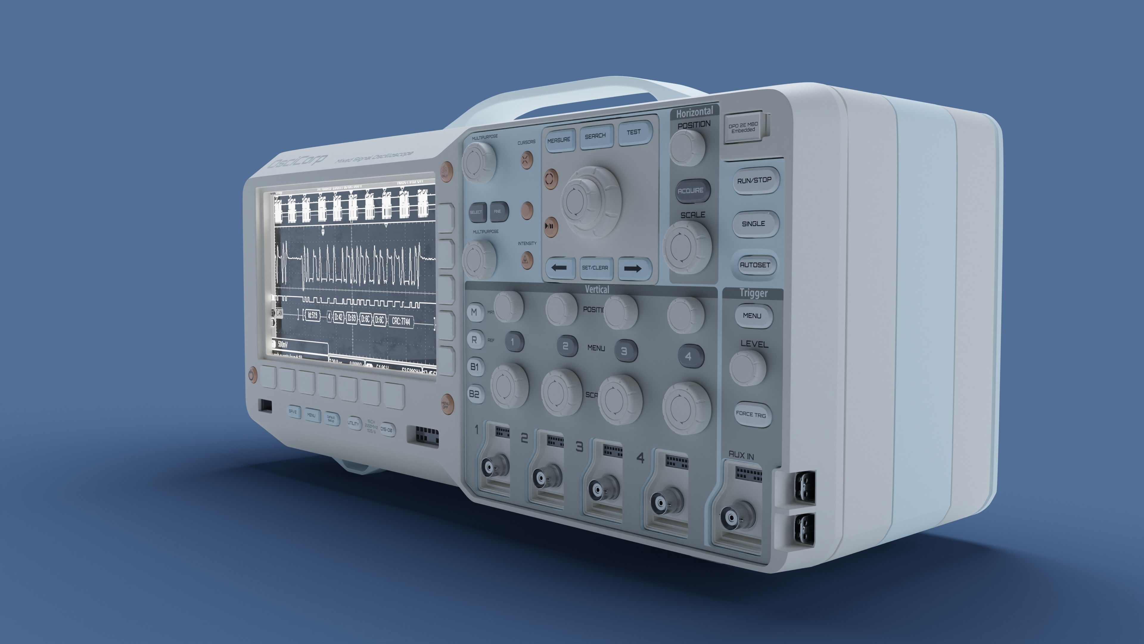 MSO Oscilloscope 3D model | CGTrader