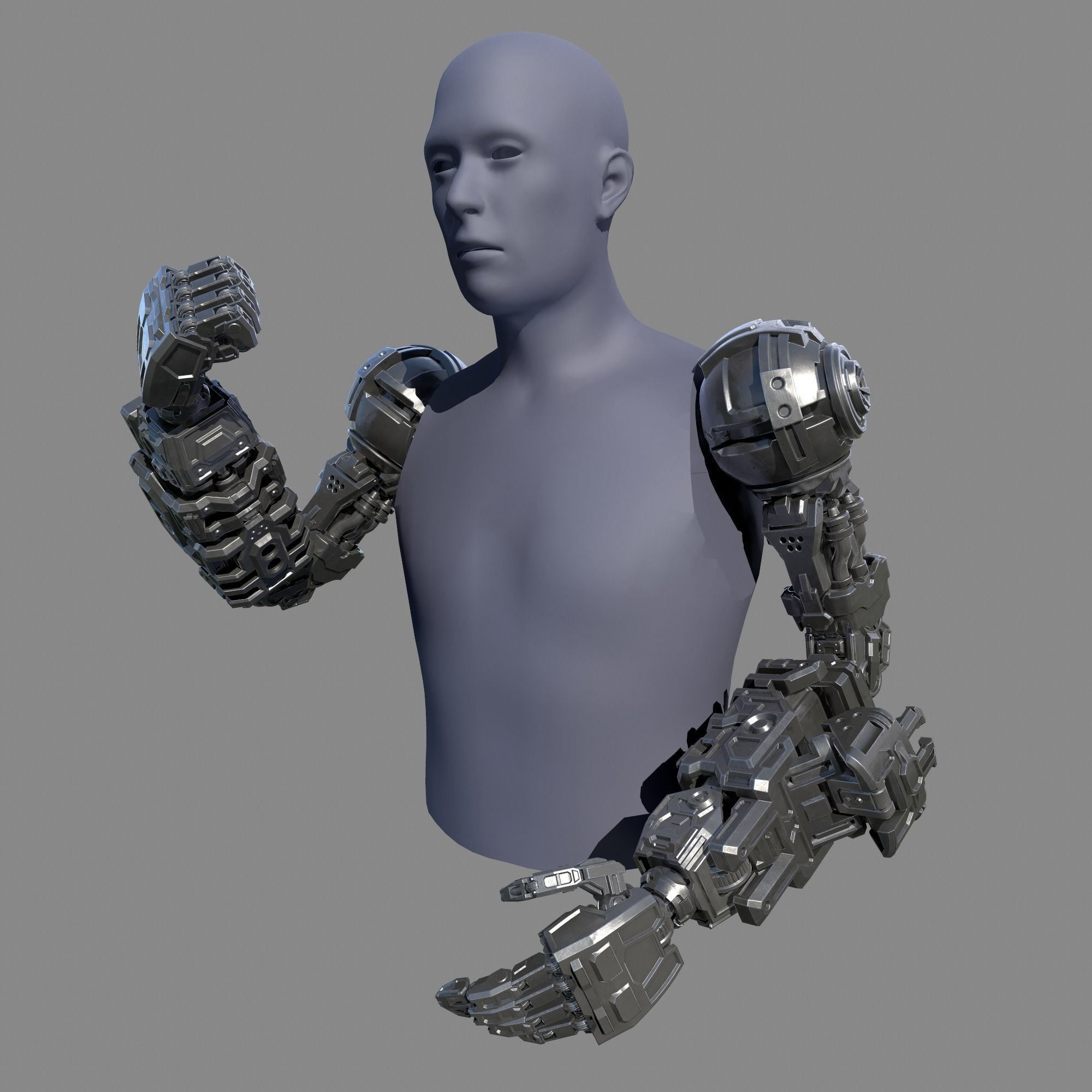 JAT Mech Arm - With texture 3D model | CGTrader