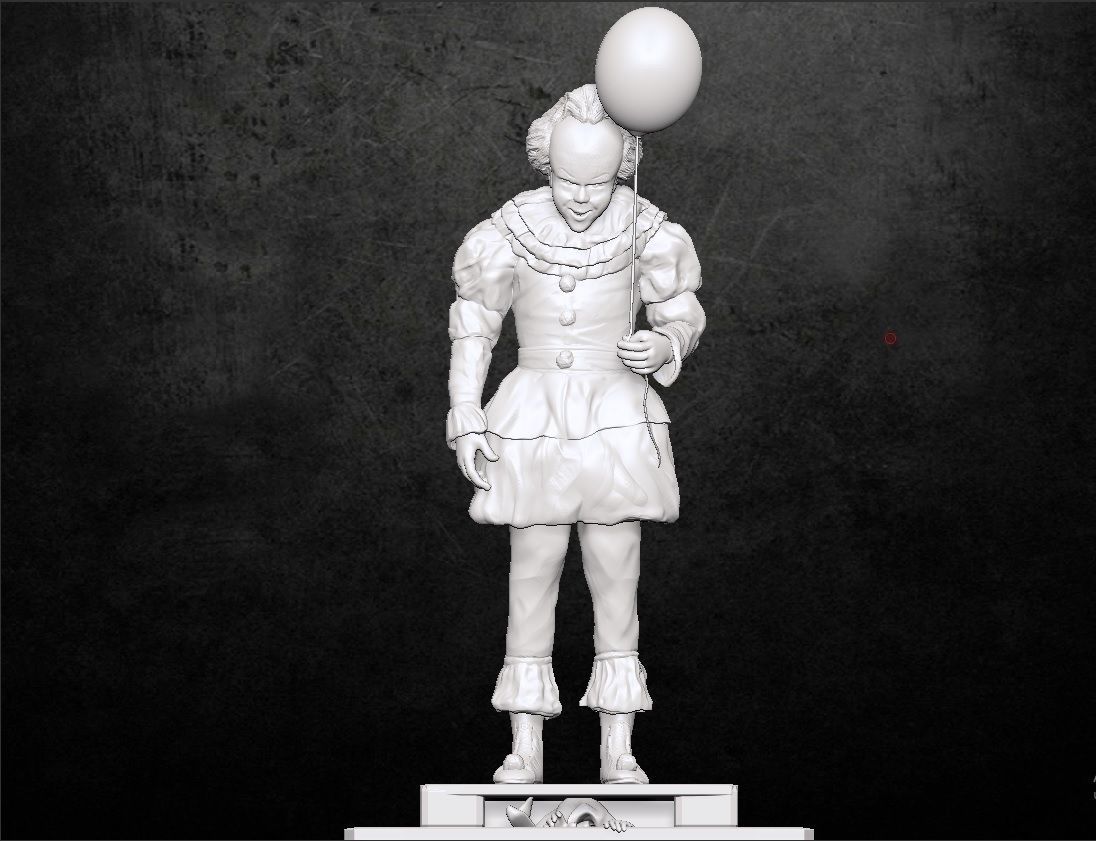 Pennywise 3D model 3D printable | CGTrader