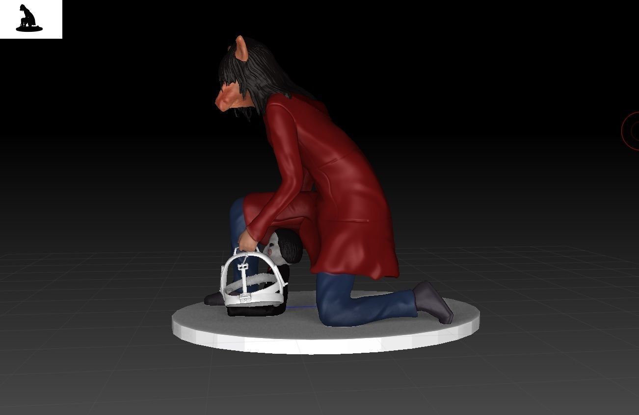 Saw pigface 3D model 3D printable | CGTrader