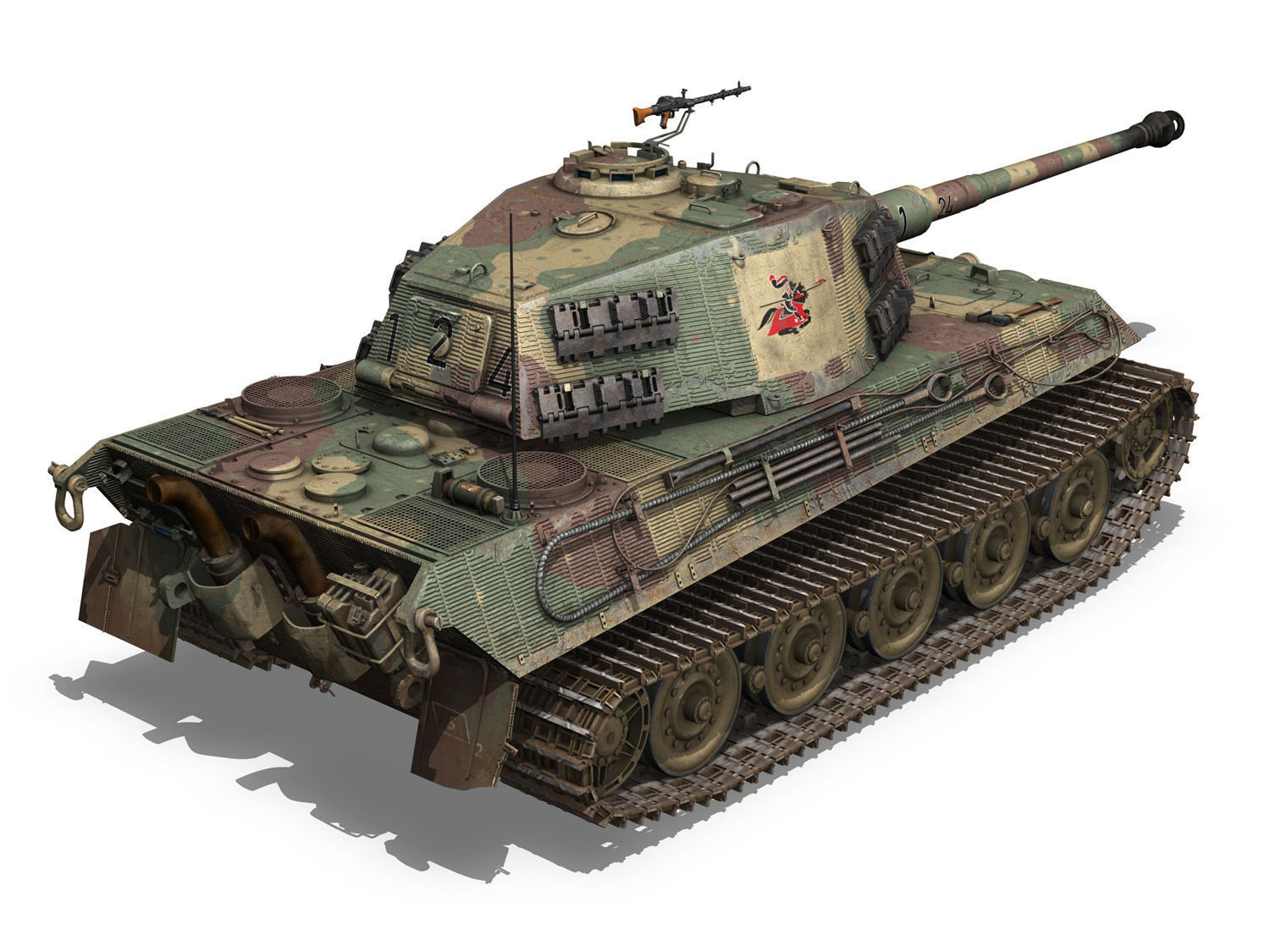 Panzerkampfwagen VI - Ausf B - Tiger II - 124 3D model | CGTrader