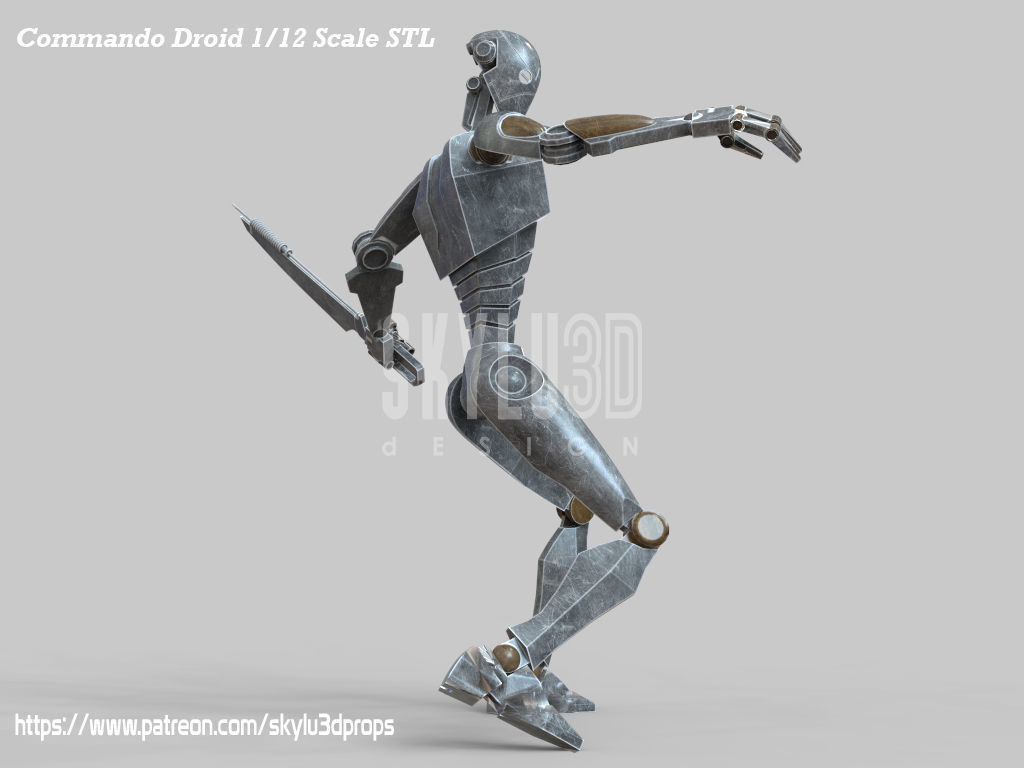 BX Commando Droid 3D model 3D printable | CGTrader