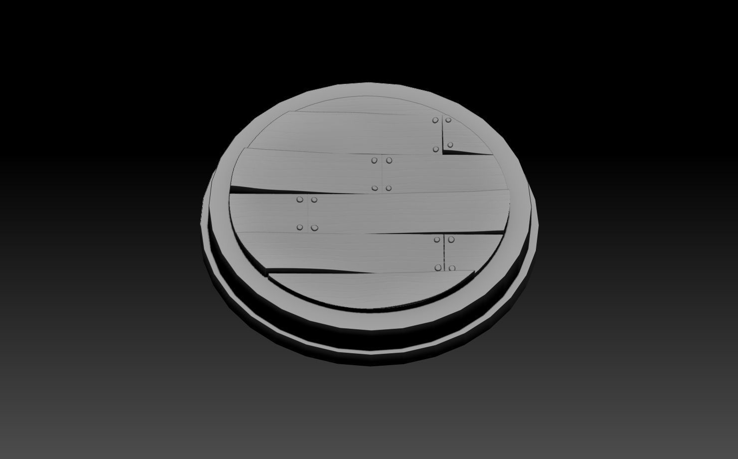 6 DnD figurines base stand foot fantasy wood pack 3D model 3D printable ...