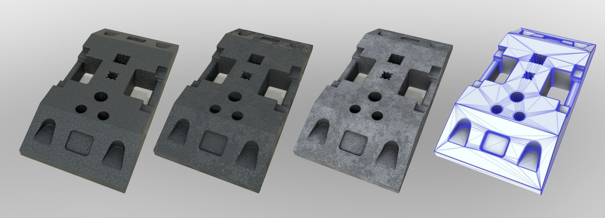 3D model Road Construction Stand PCV P011 VR / AR / low-poly | CGTrader