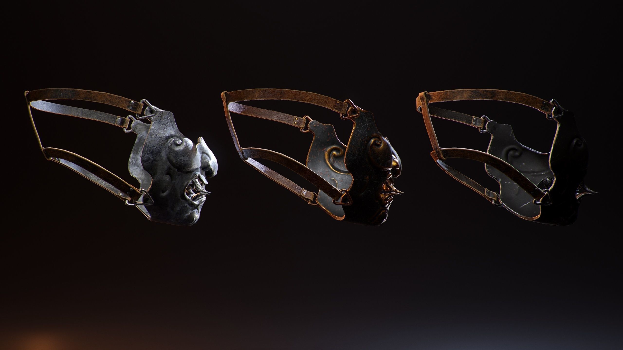 3D model Demon Mask VR / AR / low-poly | CGTrader