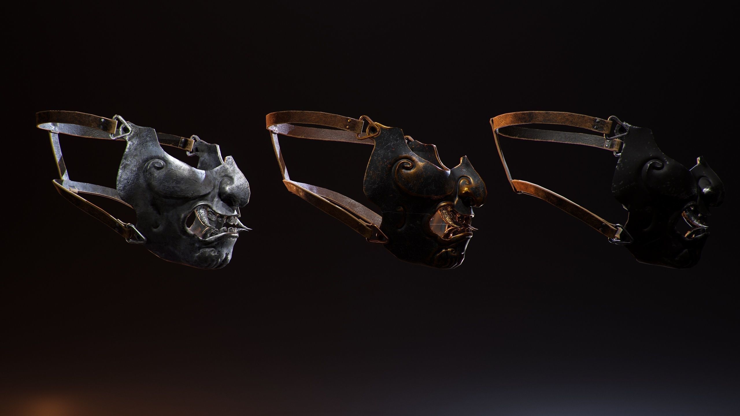 3D model Demon Mask VR / AR / low-poly | CGTrader