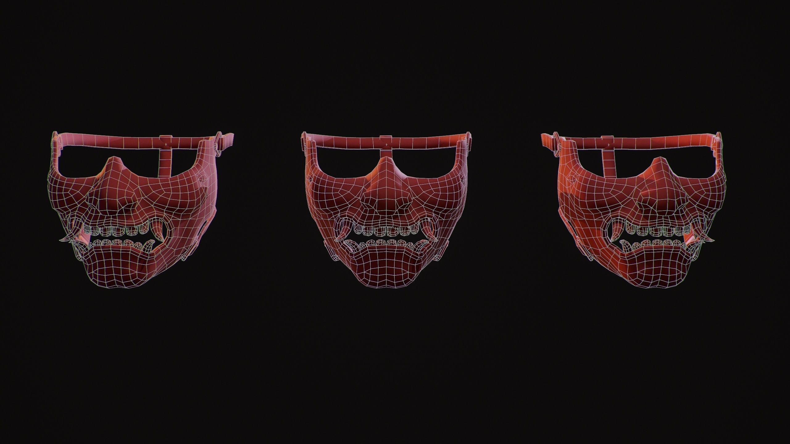 3D model Demon Mask VR / AR / low-poly | CGTrader