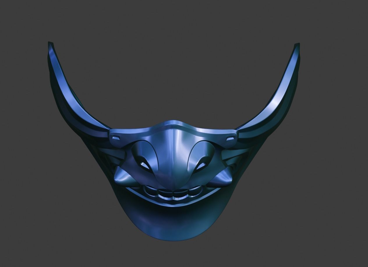 Sub Zero Samurai mengu mask like as Mortal Kombat 11 3D model 3D ...