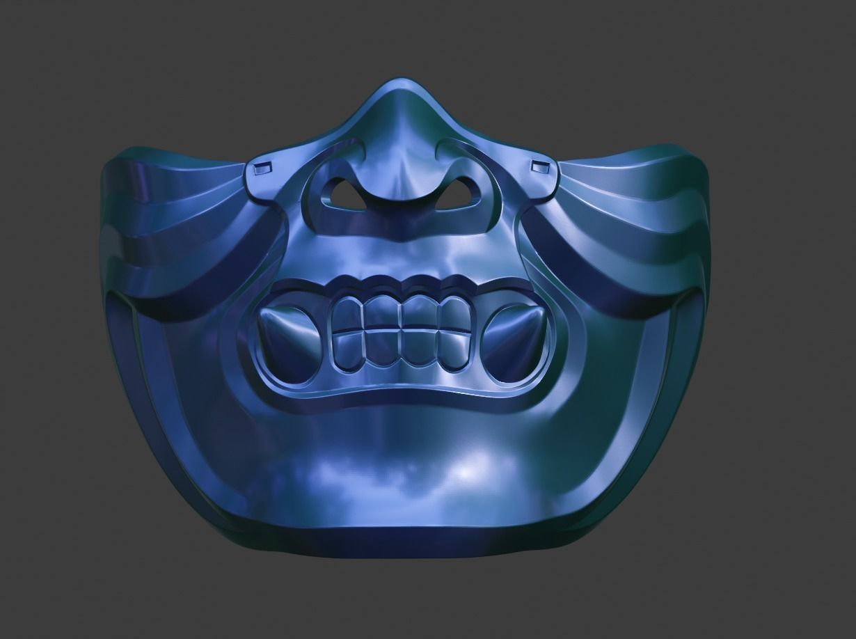 Sub Zero Samurai mengu mask like as Mortal Kombat 11 3D model 3D ...