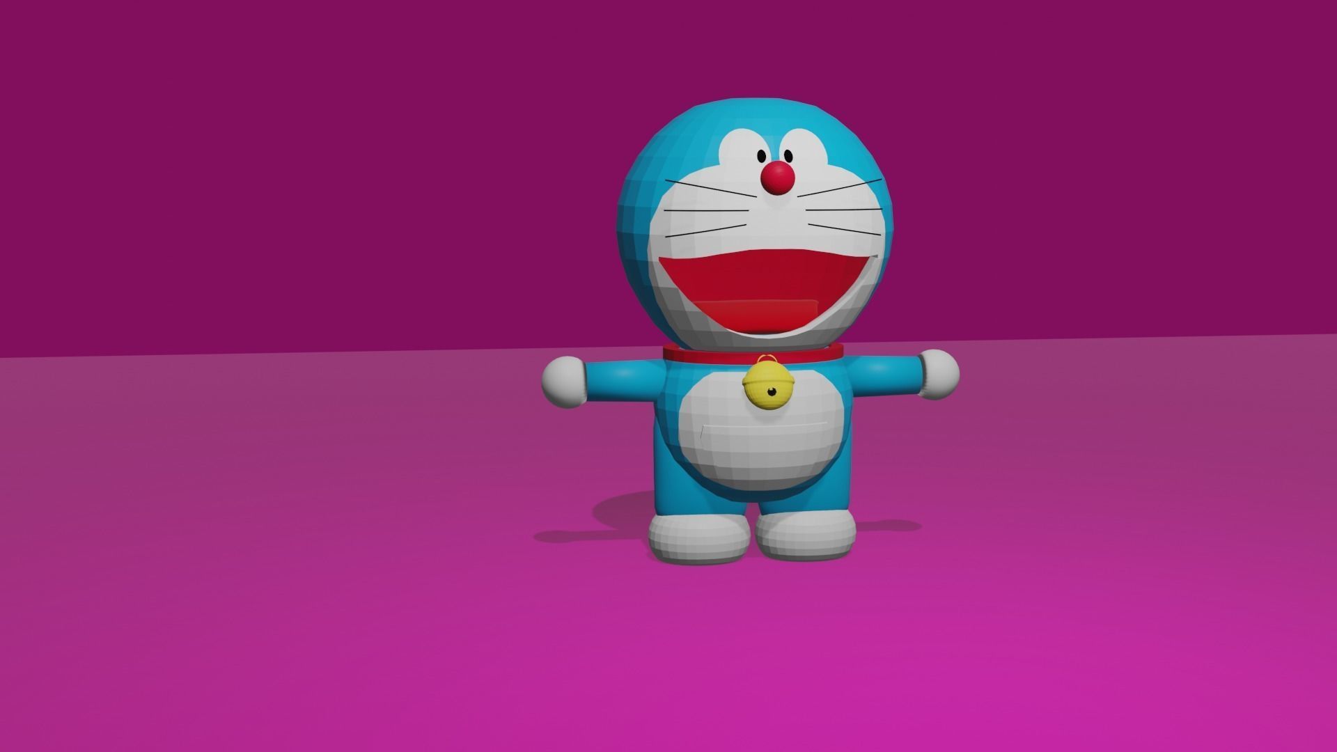 3D model Doramon doraemon VR / AR / low-poly | CGTrader