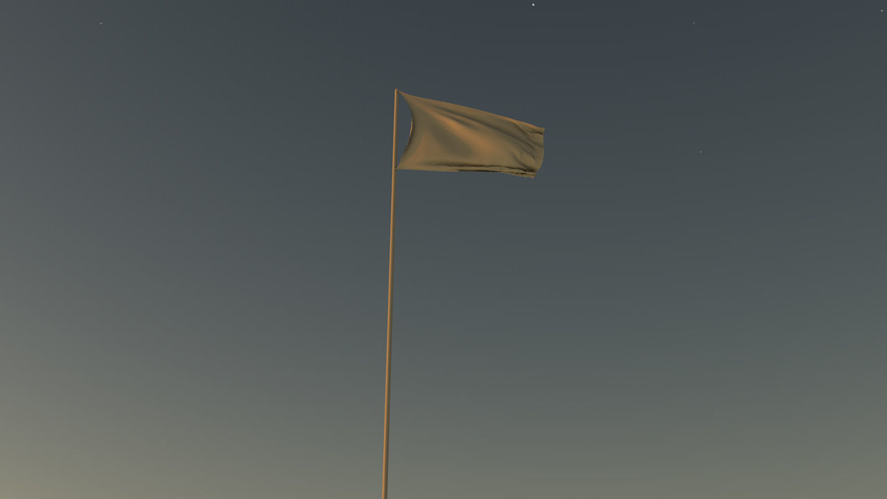 Flag animated 3D model animated | CGTrader