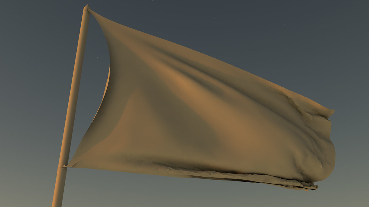 Flag animated 3D model animated | CGTrader