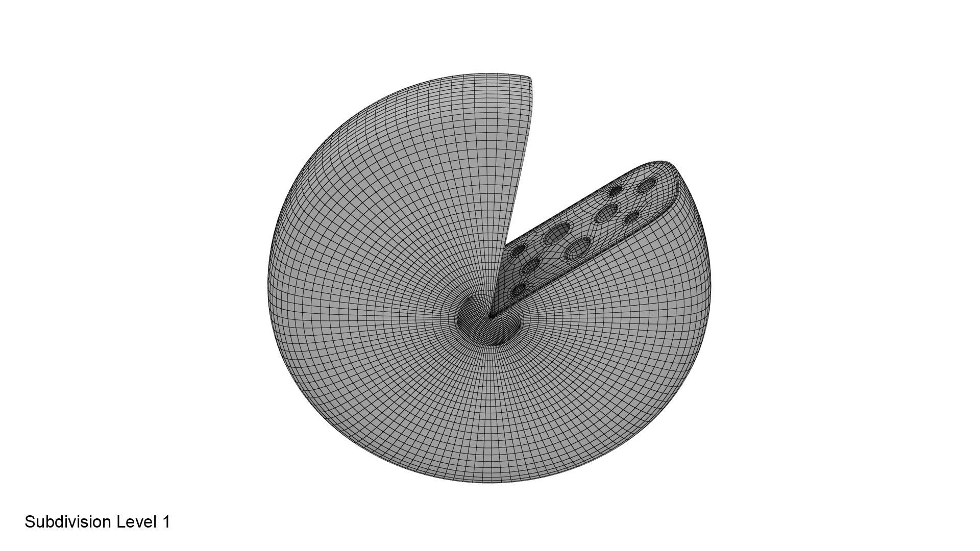 Cheese wheel sliced 3D model | CGTrader