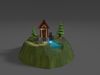 3D model Watermill VR / AR / low-poly | CGTrader