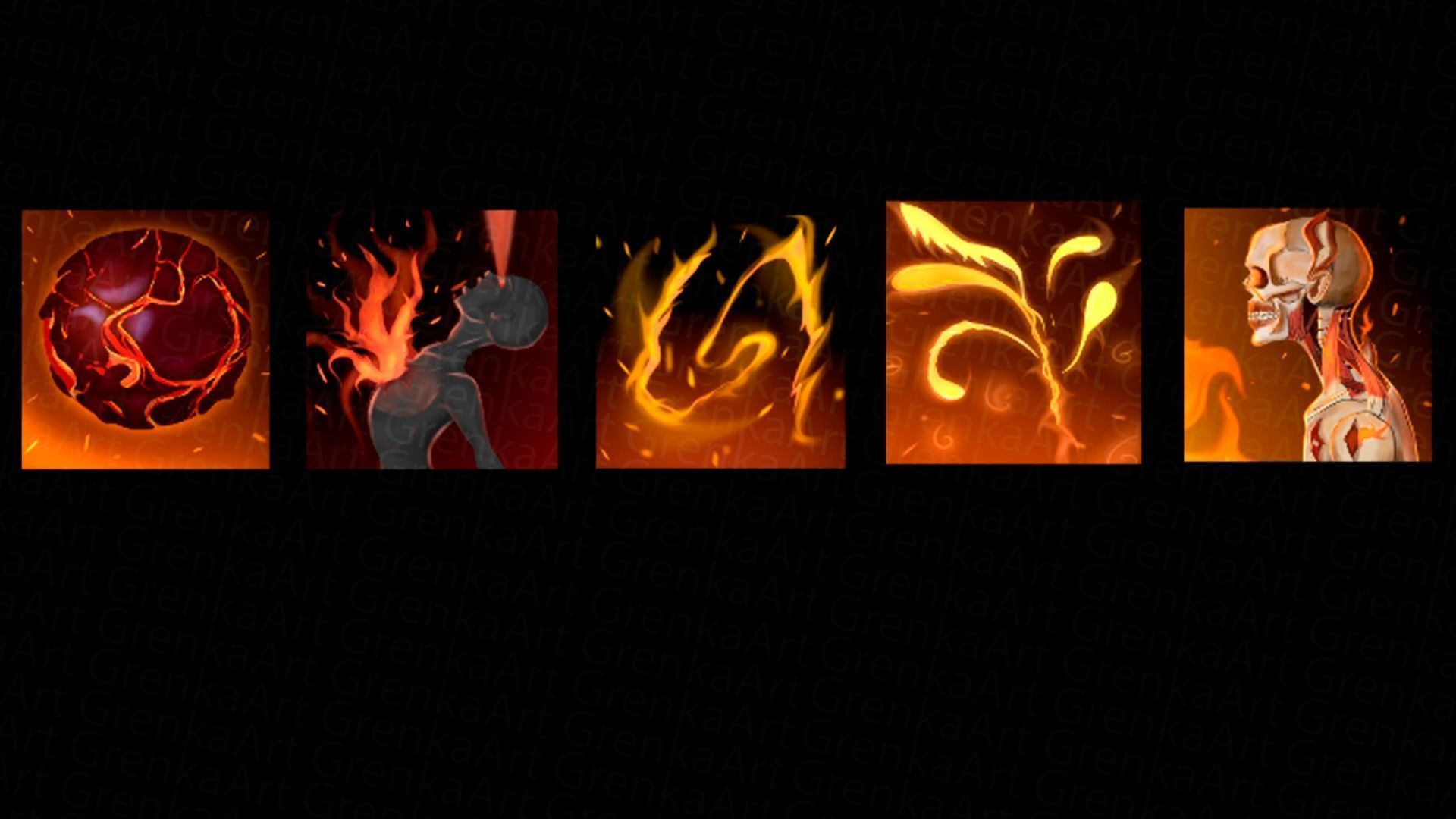 Set of magic spells Texture | CGTrader