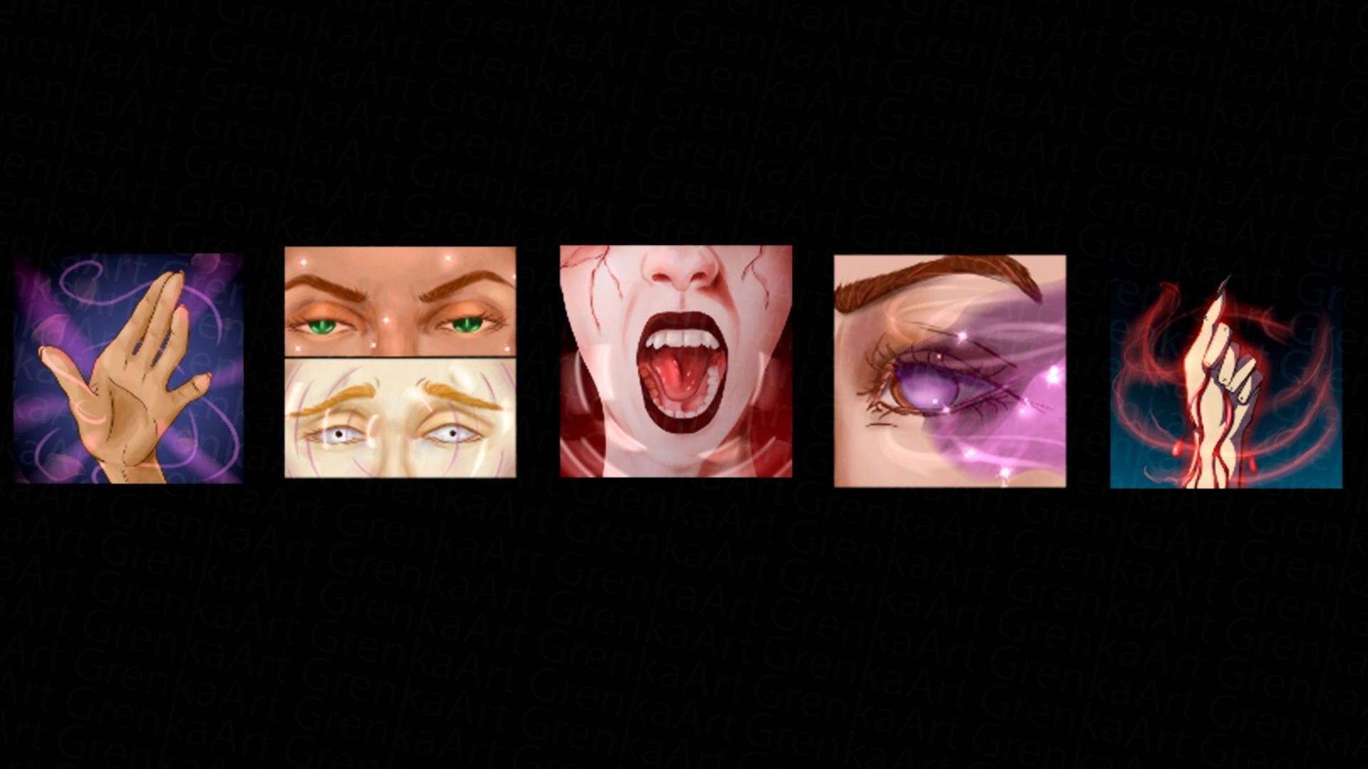 Set of magic spells Texture | CGTrader