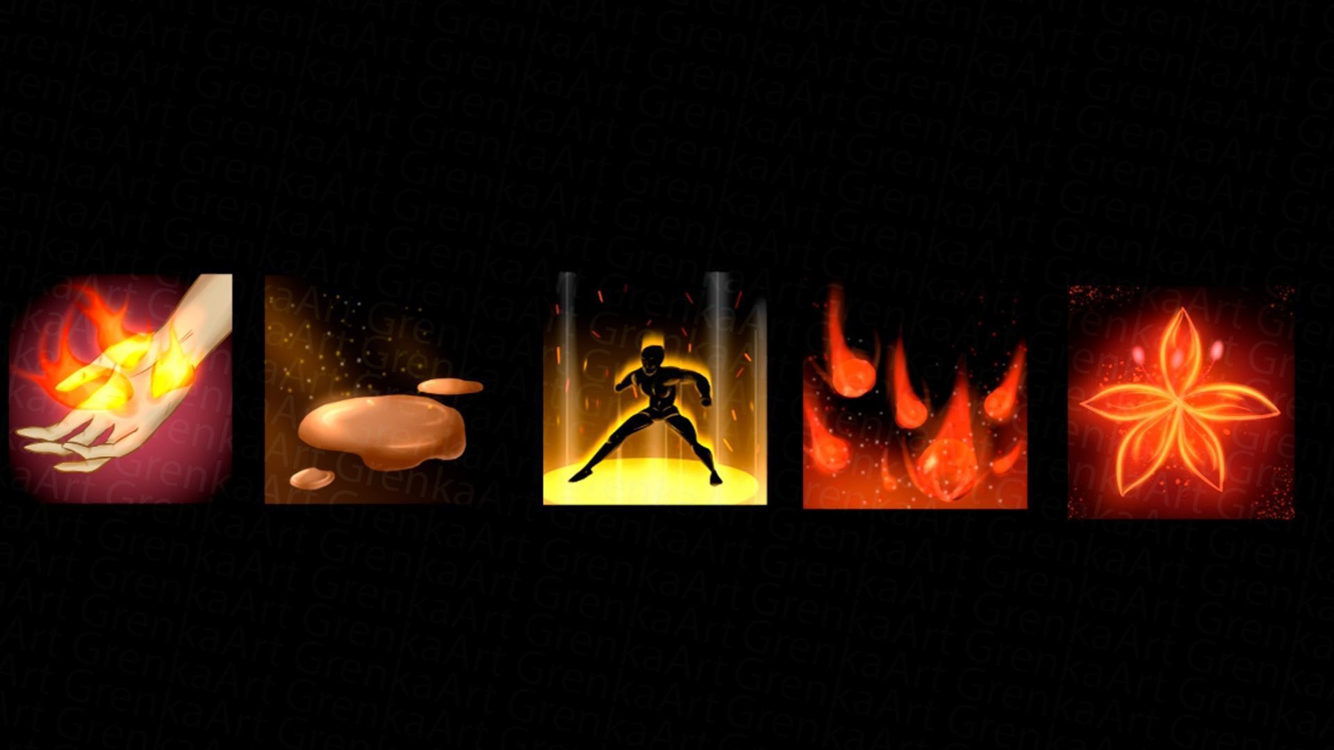 Set of magic spells Texture | CGTrader