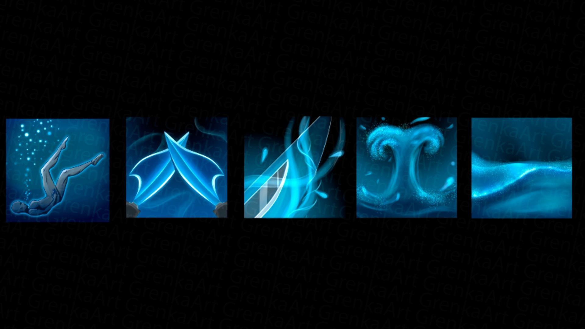 Set of magic spells Texture | CGTrader