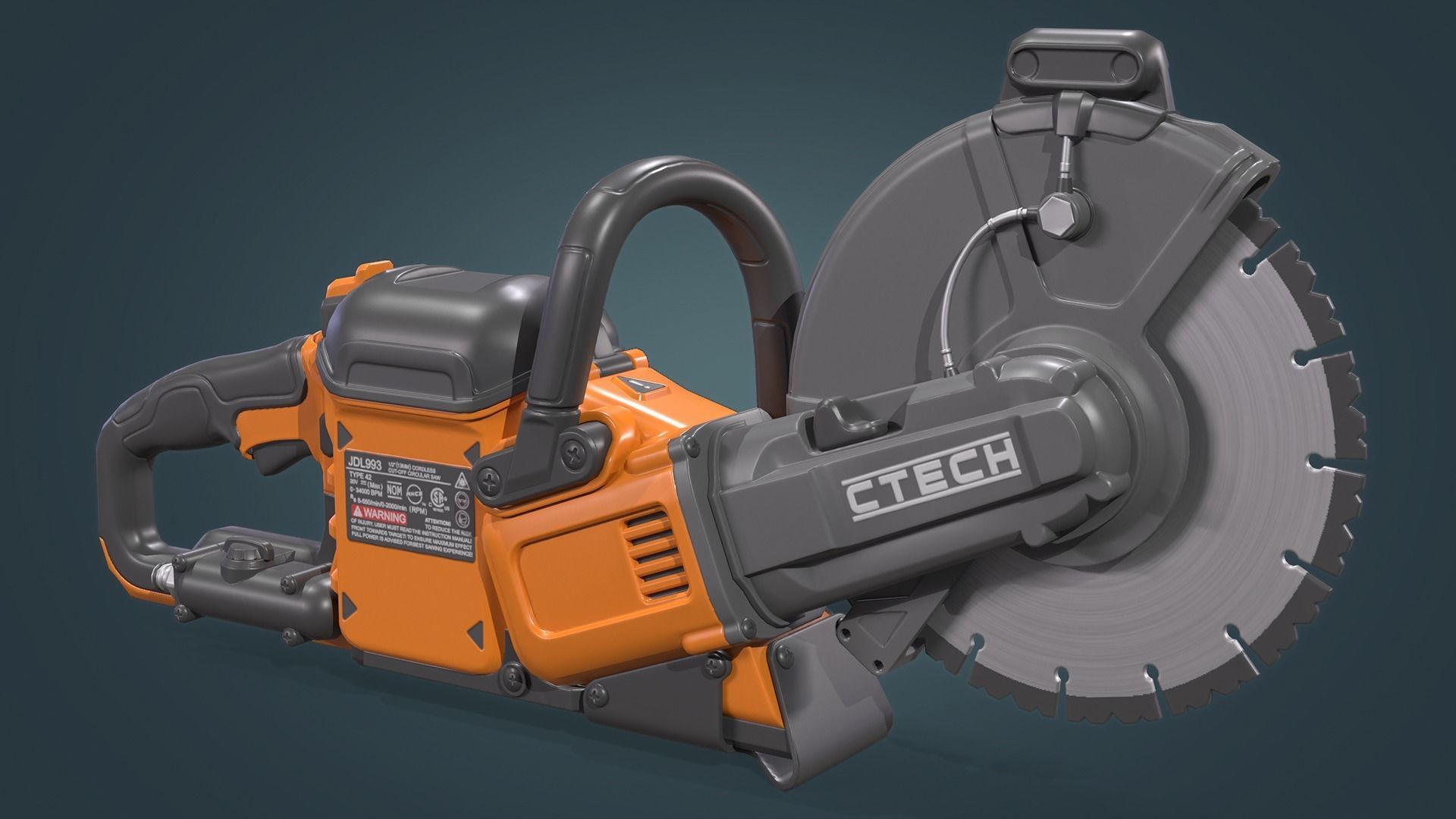 3D model Cut Off Saw VR / AR / low-poly | CGTrader