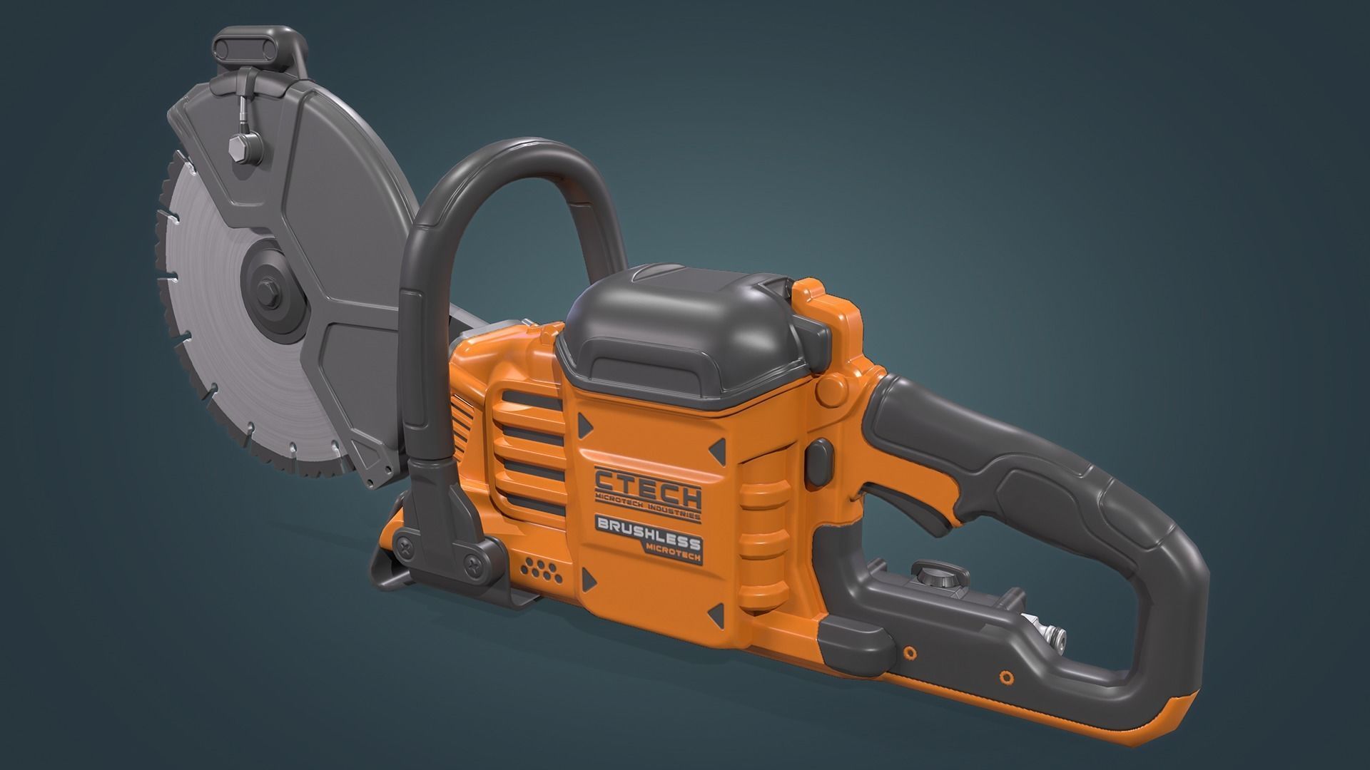 3D model Cut Off Saw VR / AR / low-poly | CGTrader