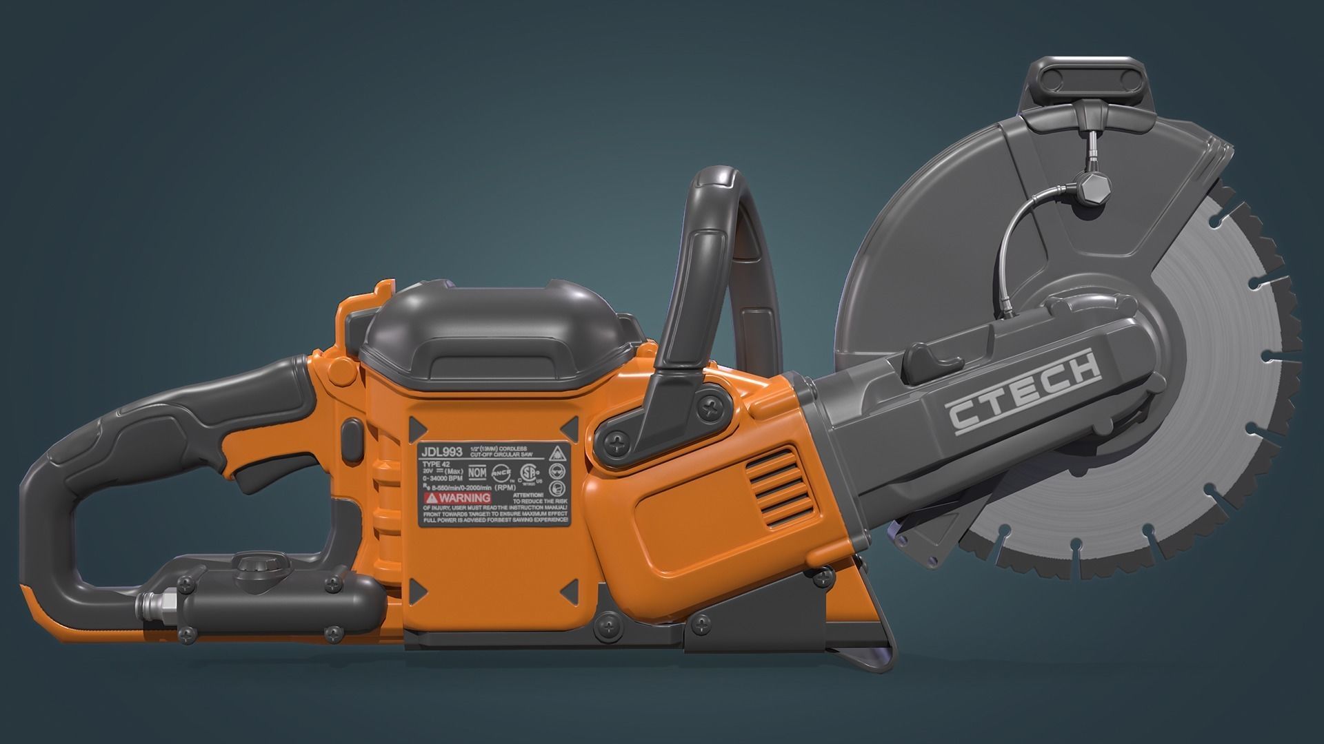 3D model Cut Off Saw VR / AR / low-poly | CGTrader