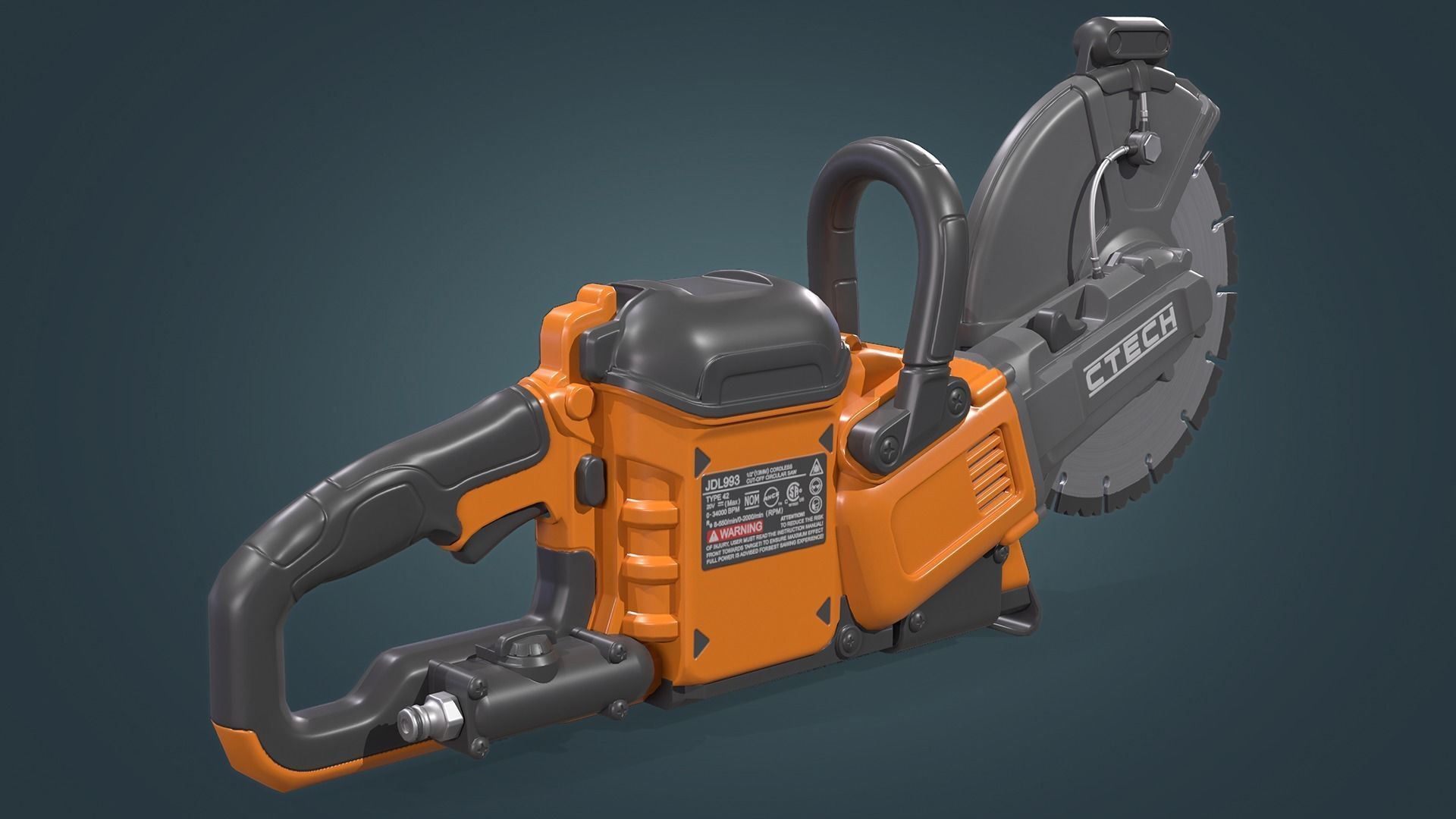 3D model Cut Off Saw VR / AR / low-poly | CGTrader