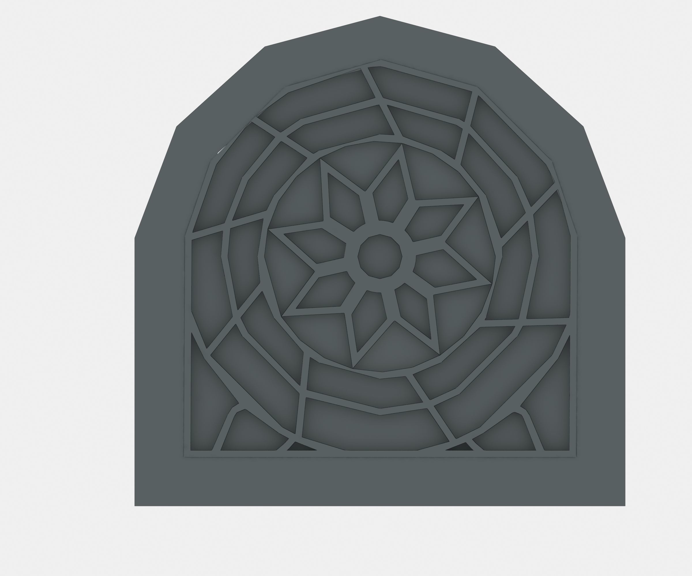 Traditional Yemeni Rose Window- Qamaria 3D model | CGTrader